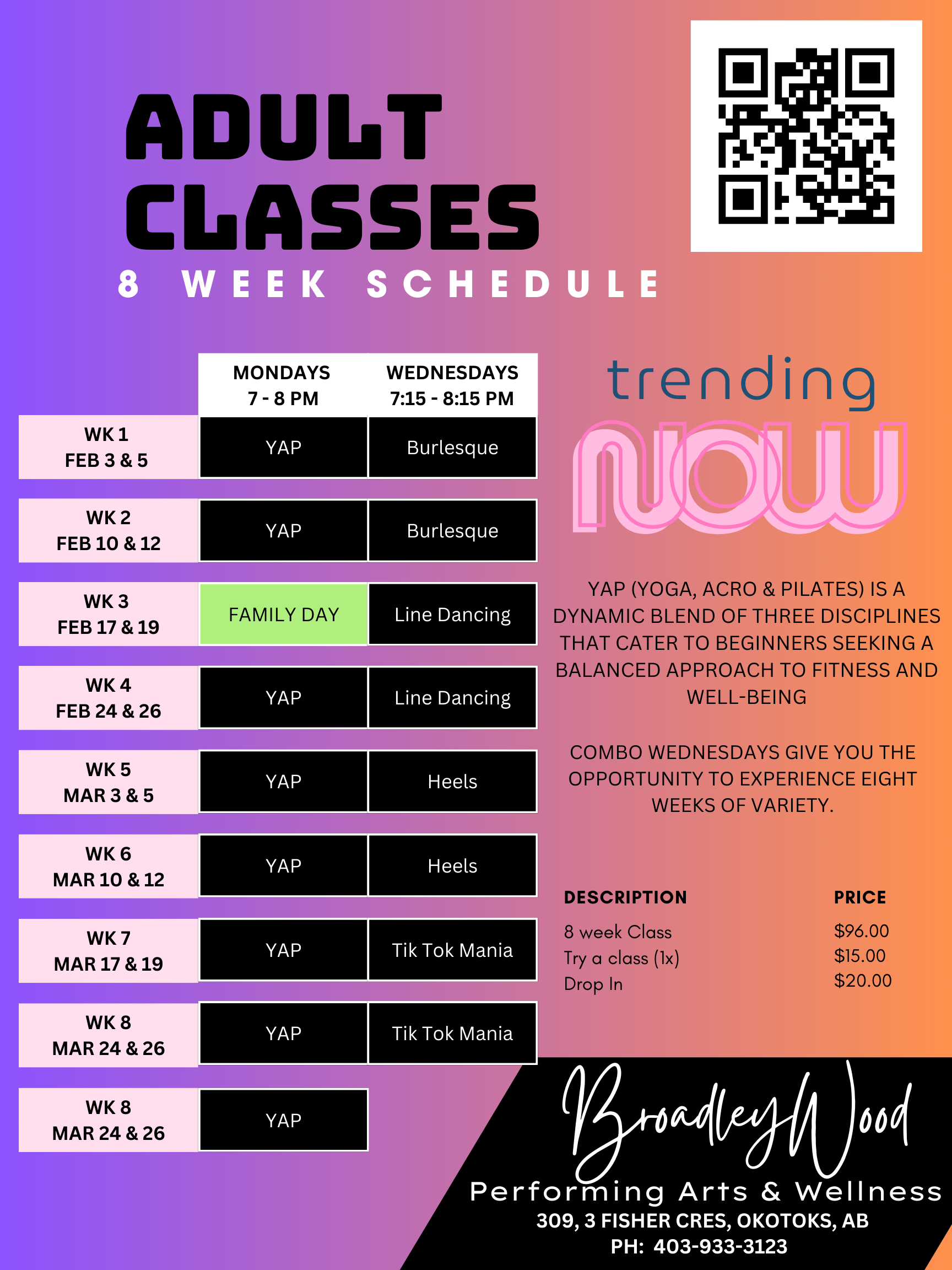 adult classes – BroadleyWood